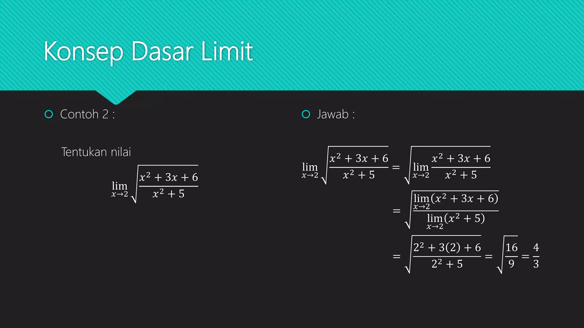 Teorema Dasar Limit | PPSX