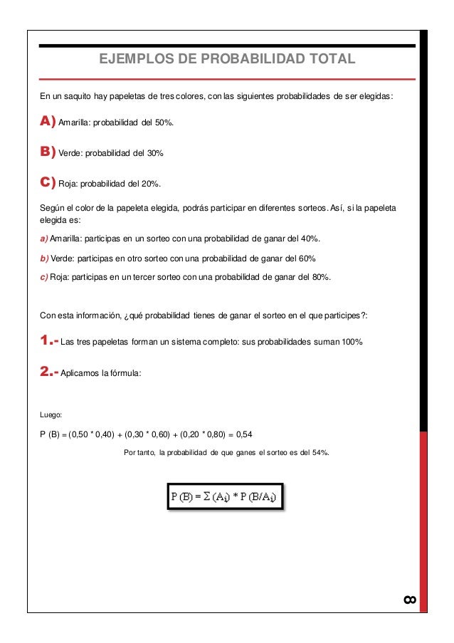 Probabilidad Condicional Total Y Teorema De Bayes Pptx