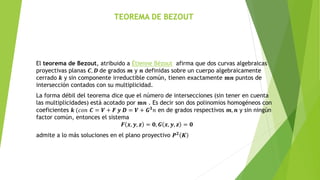 Teorema de bezout | PPT
