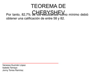 Teorema de chebyshev | PPTX
