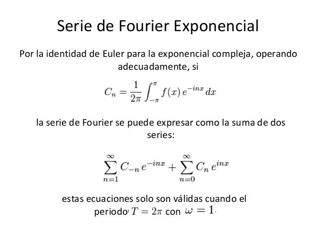 Teorema de la serie de fourier