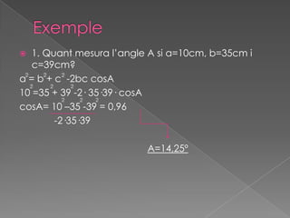 Teorema Del Cosinus | PPTX