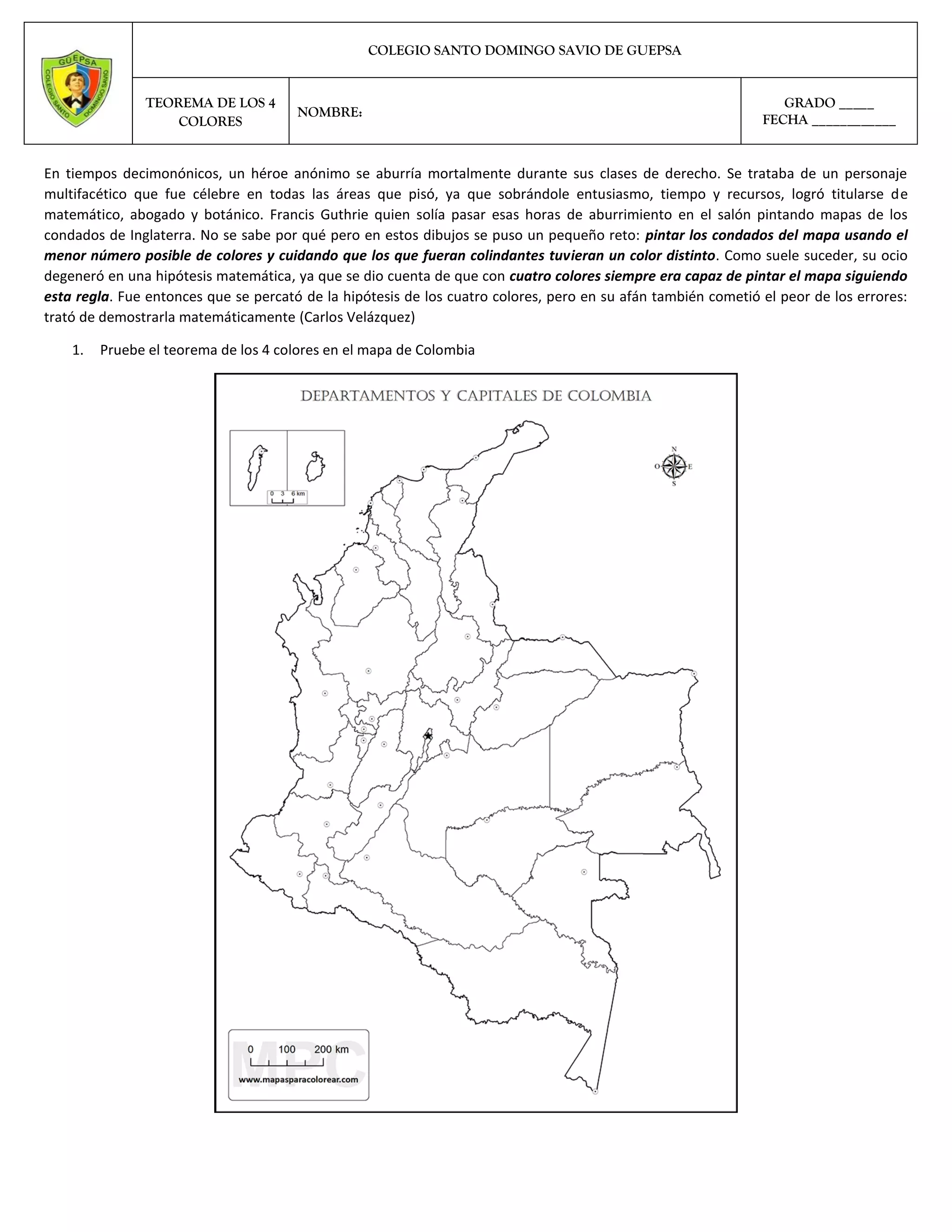 Teorema de los 4 colores | PDF