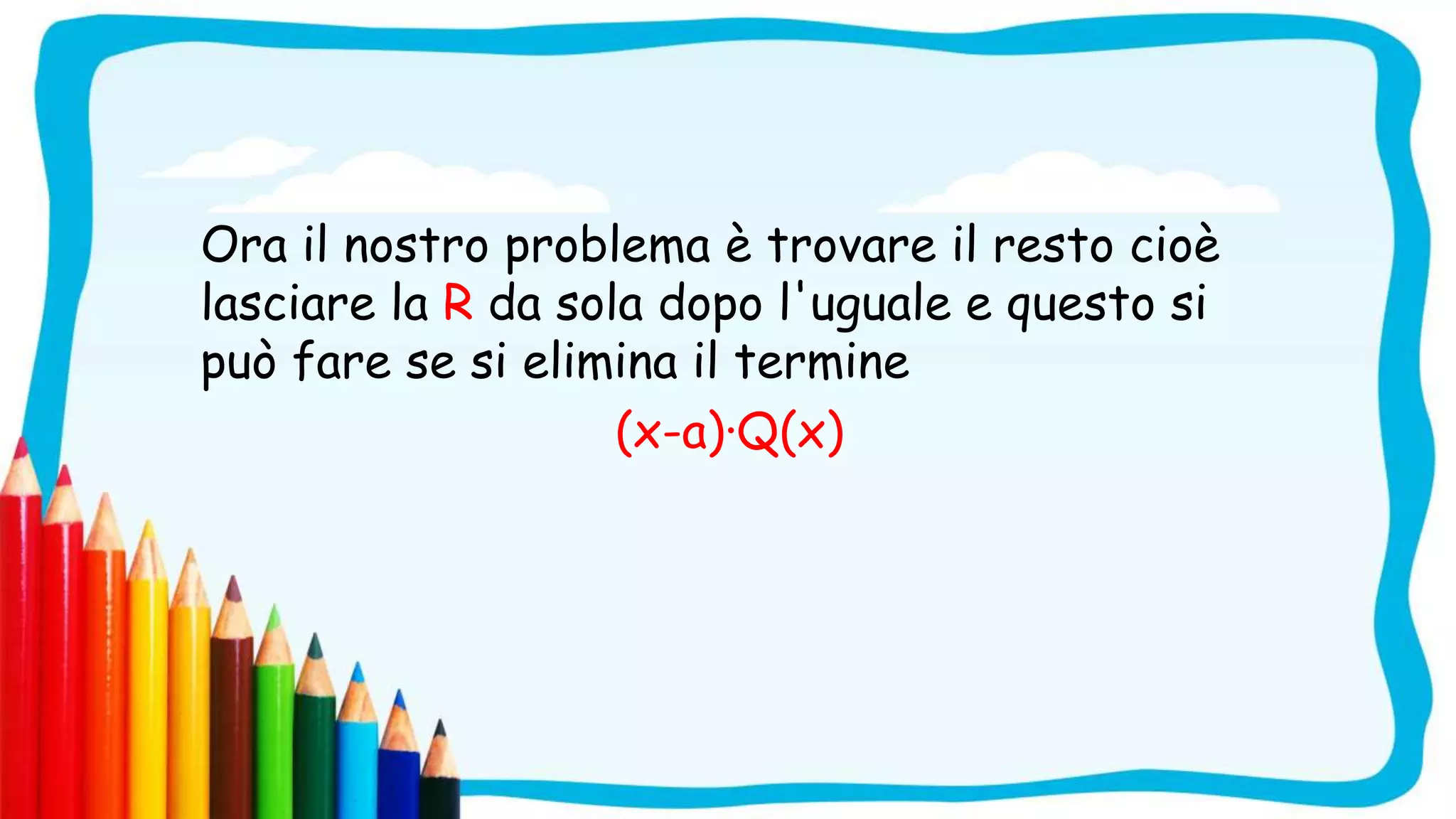 Teorema del resto | PPTX