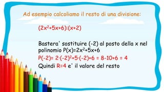 Teorema del resto | PPTX