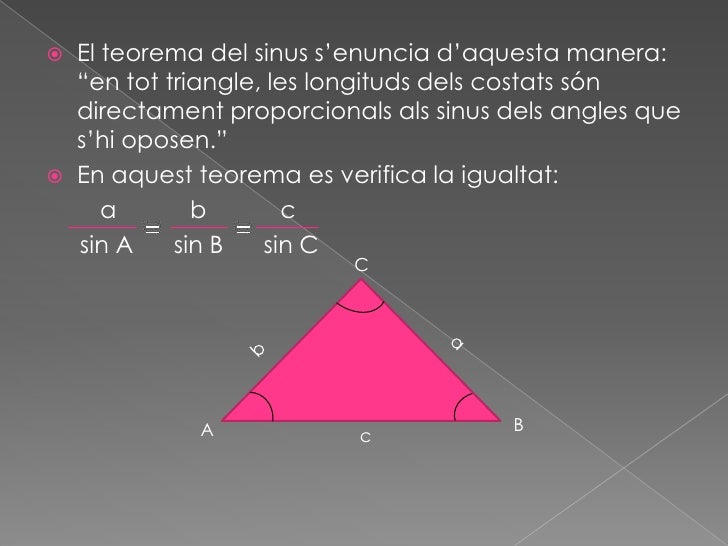 Teorema Del Sinus