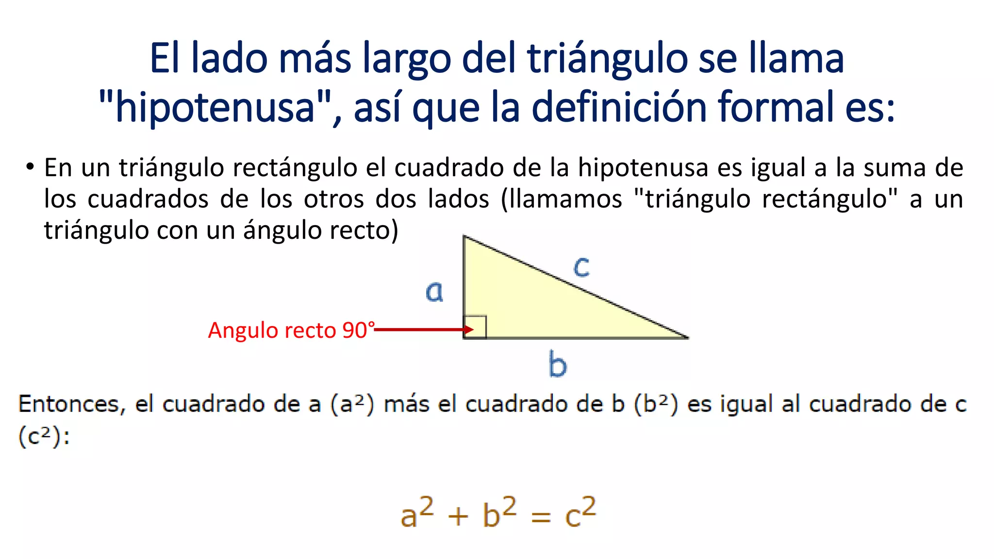 Teorema de pitagoras | PPTX