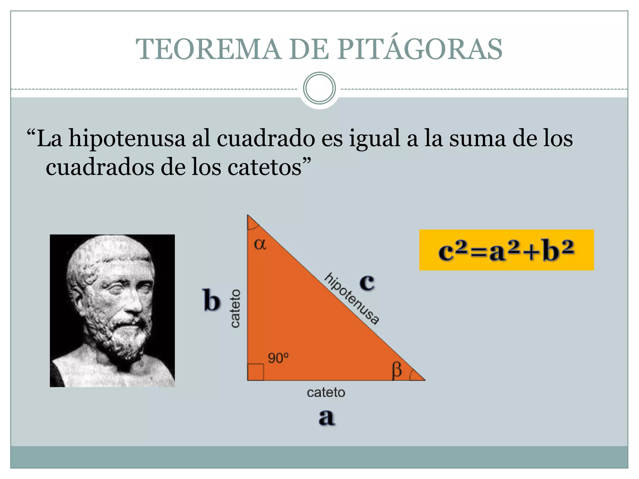 Teorema de pitágoras | PPTX