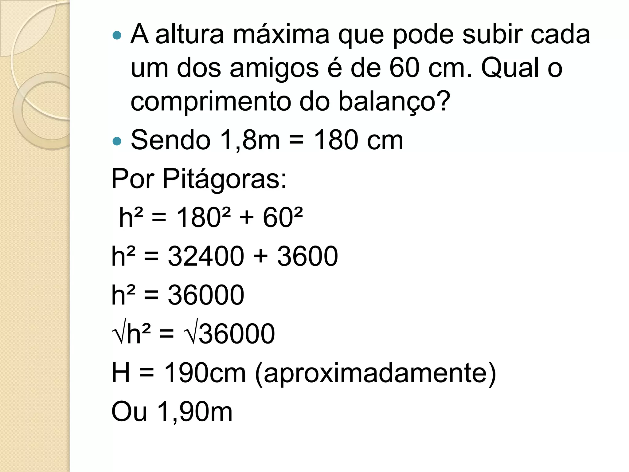 Teorema De Pitágoras Apresentação De Slide Ppt