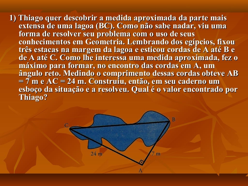 Teorema De Pitágoras Plano De Aula