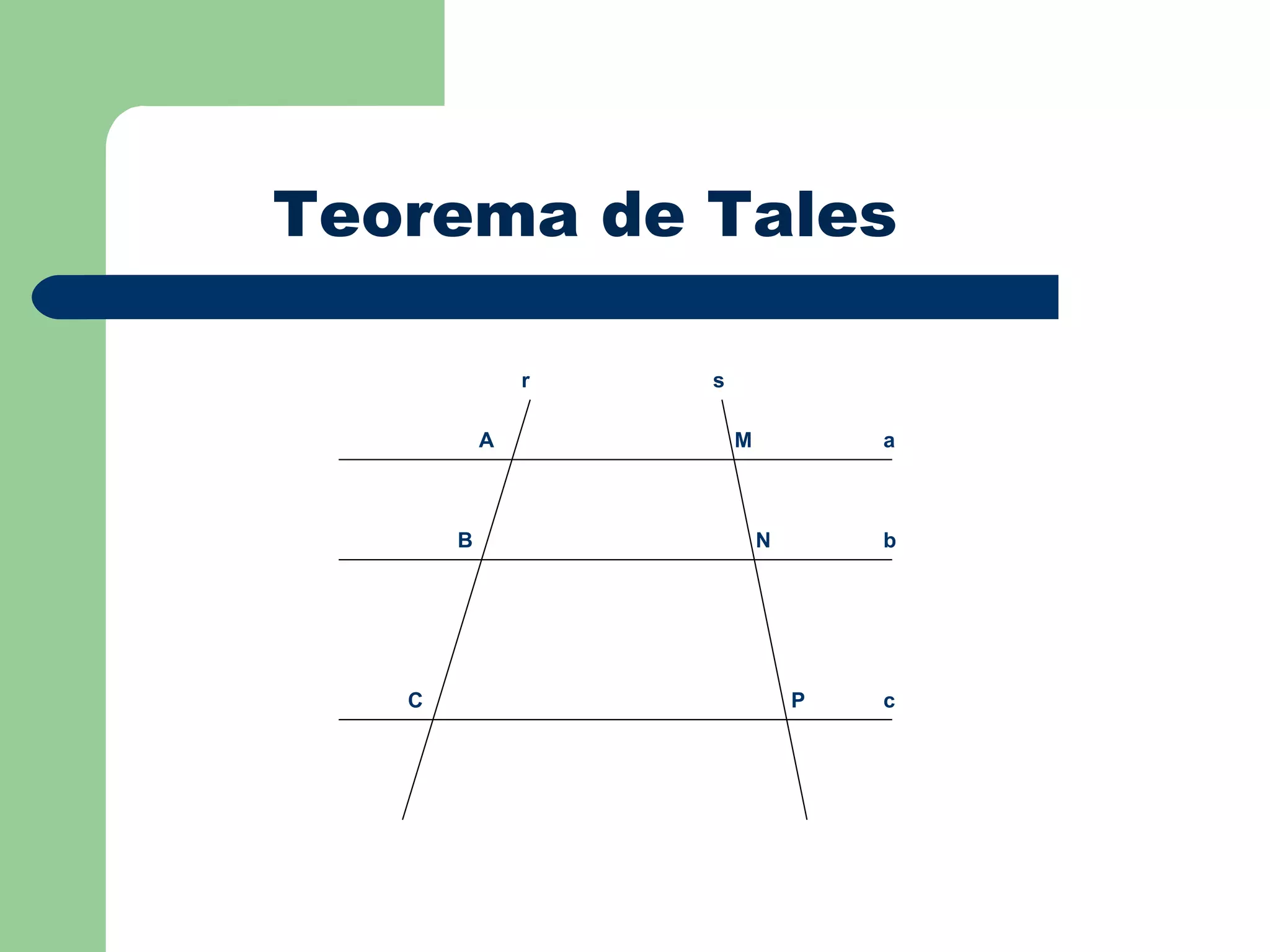 Teorema De Tales | PPT