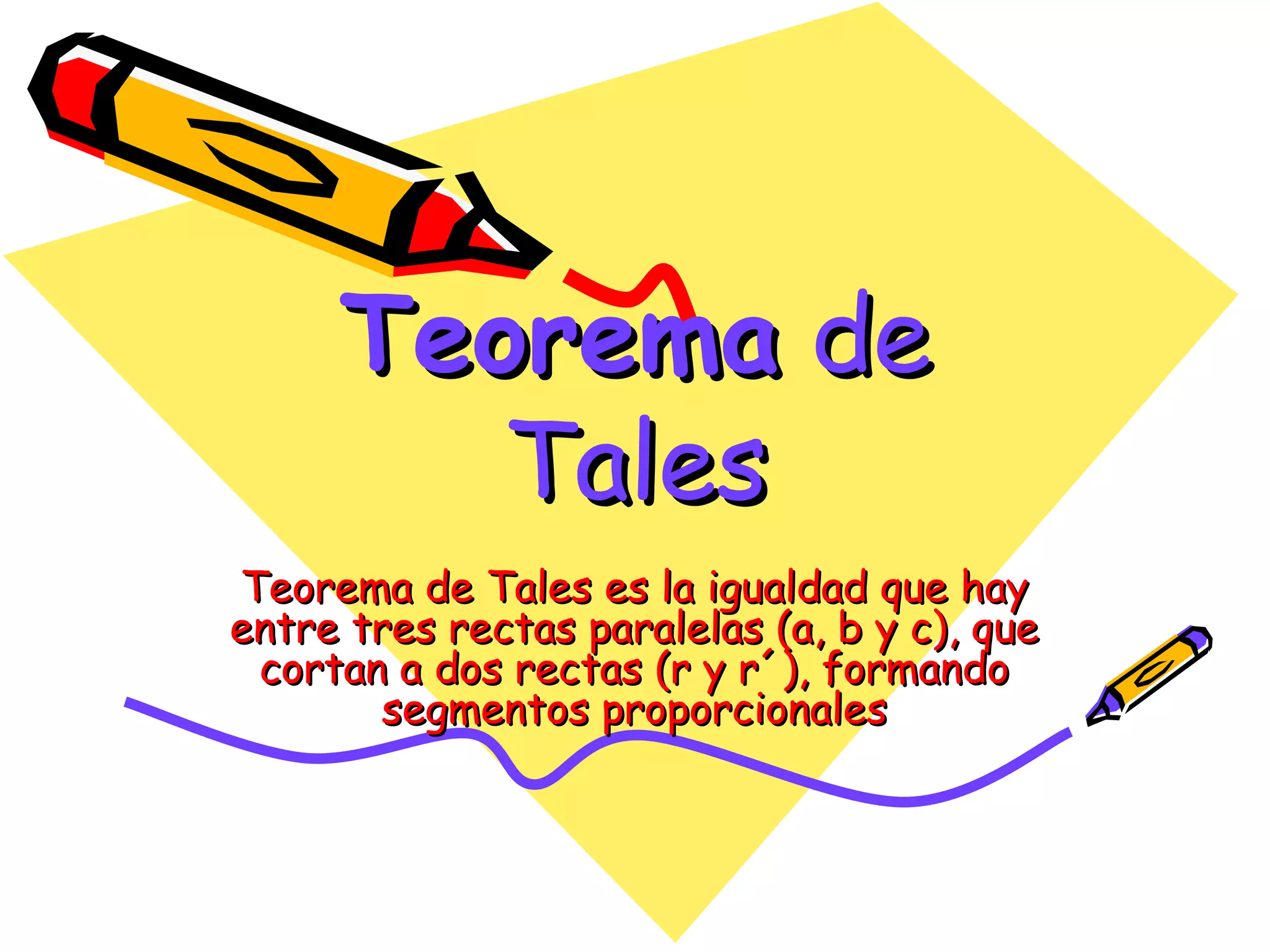 Teorema de tales | PPT