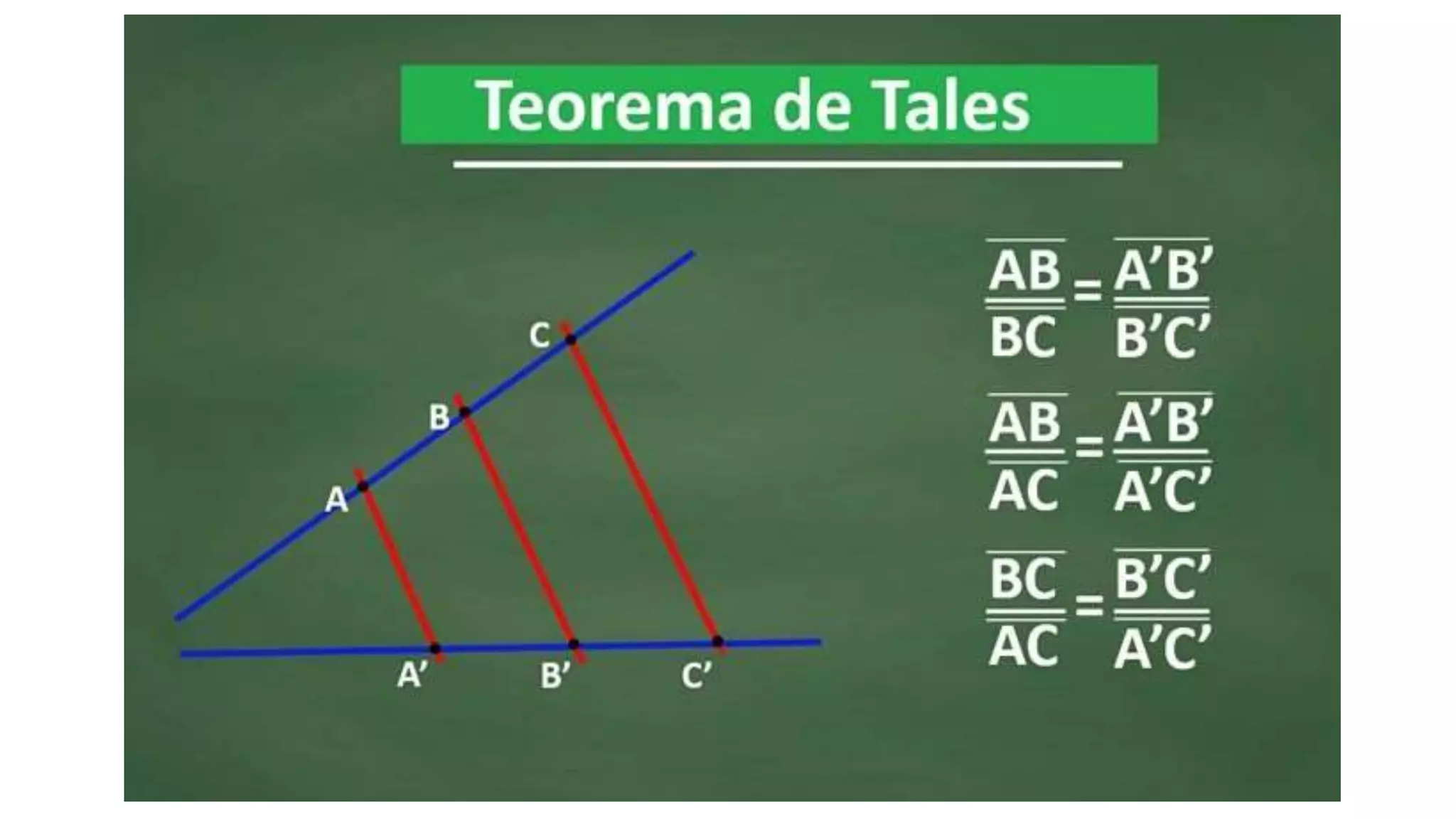 Teorema de tales | PPTX