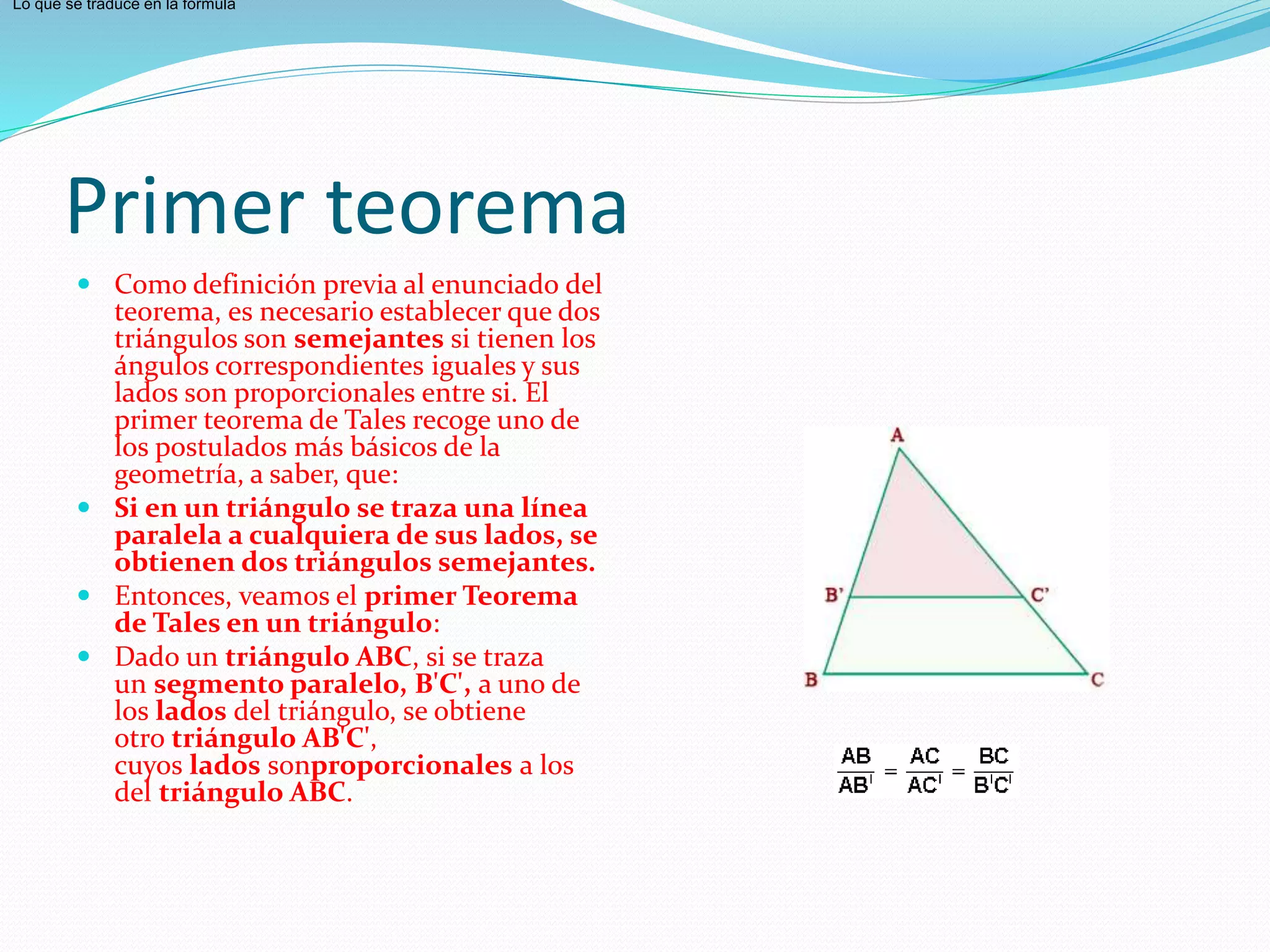Teorema de thales | PPTX