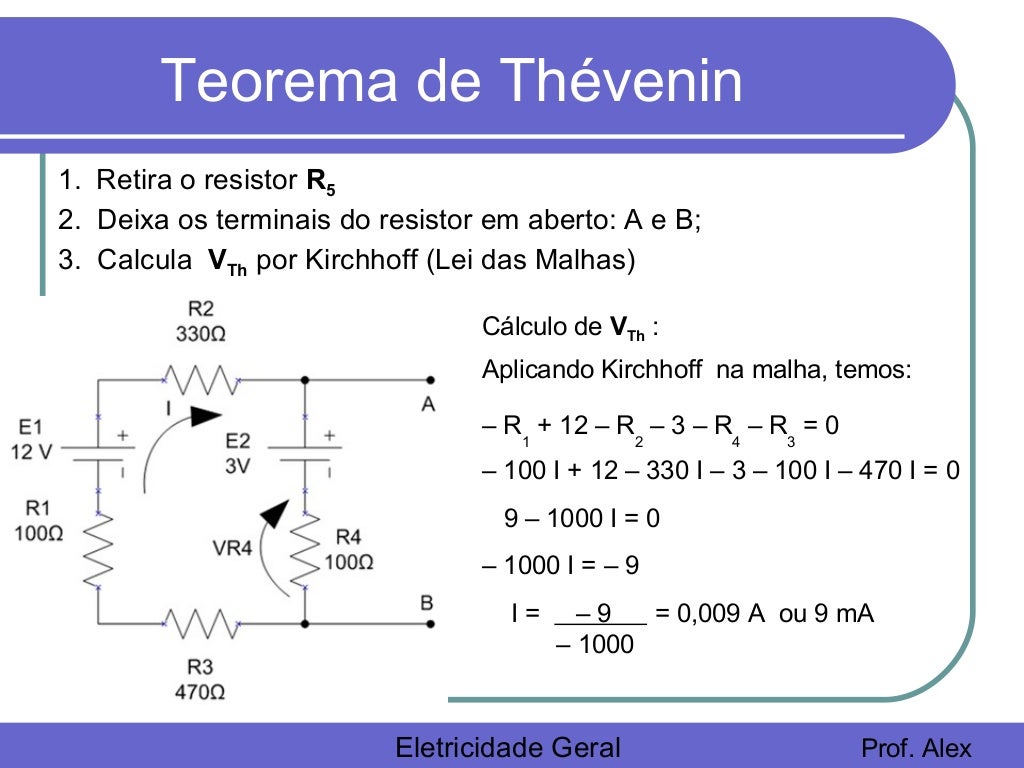 Teorema de Thevenin alex