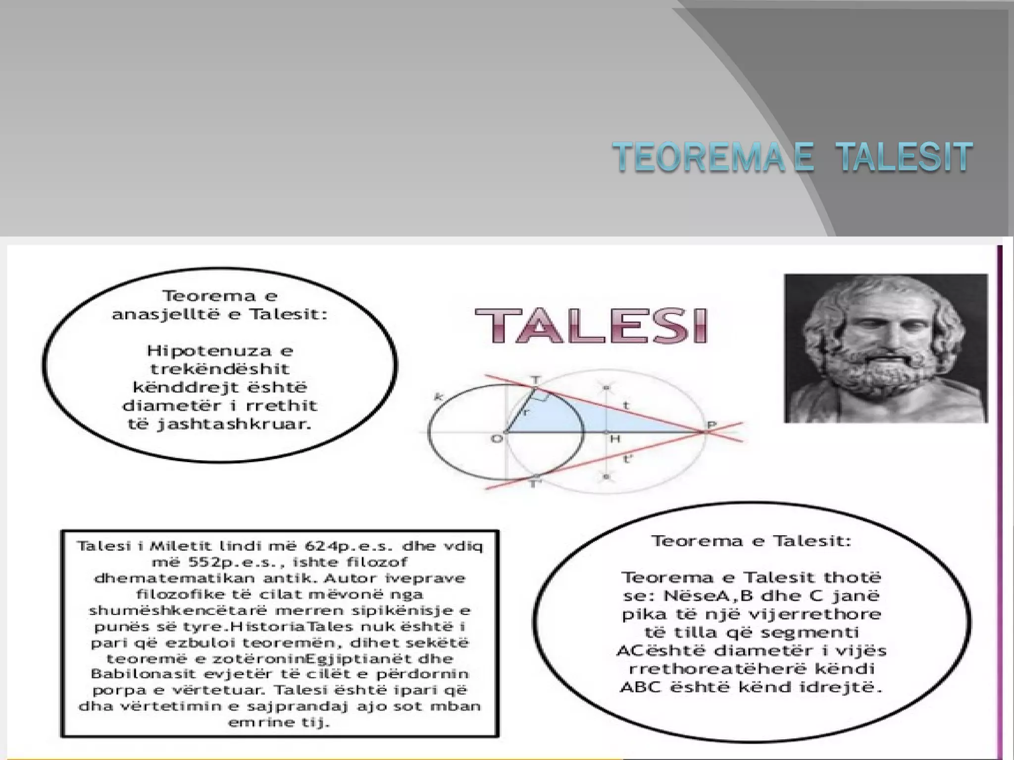 Teorema e talesit | PPT