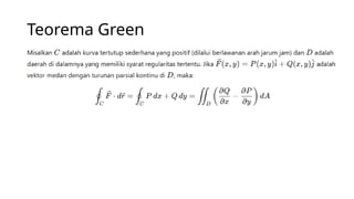 Teorema Green untuk mahasiswa teknik elektro | PPTX