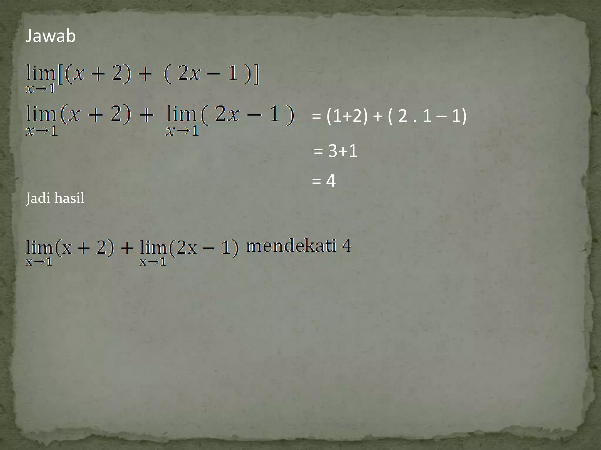 Teorema limit | PPTX