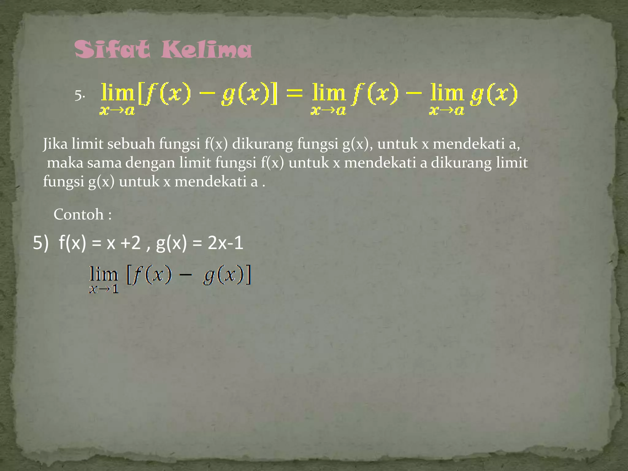 Teorema limit | PPTX