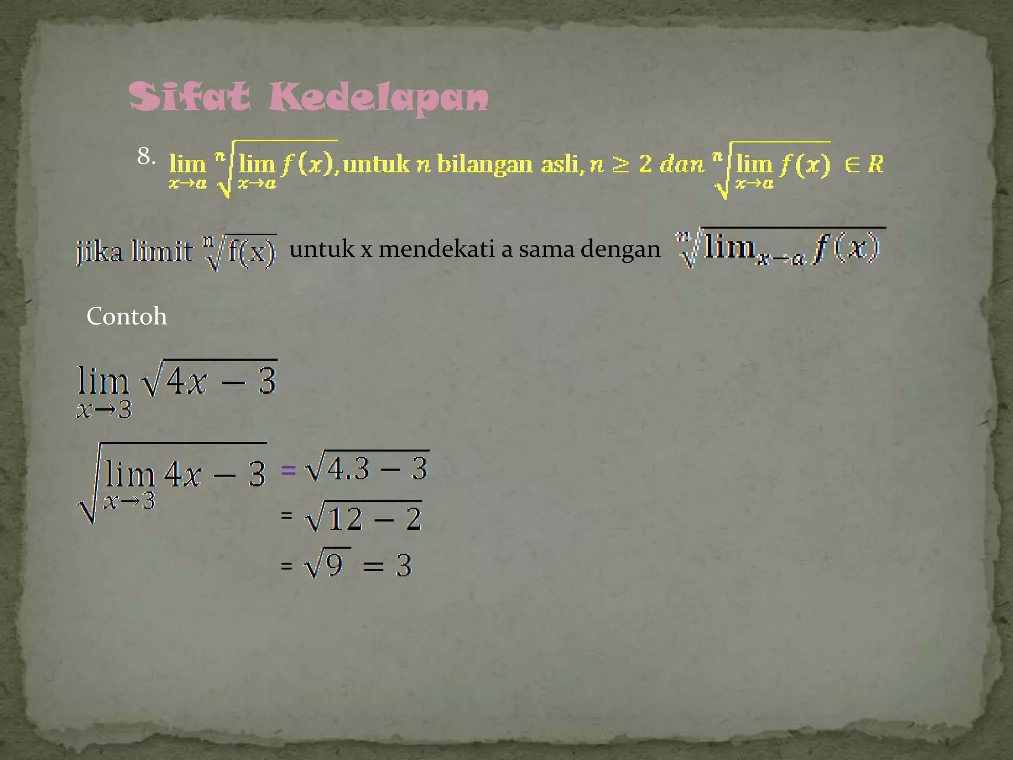 Teorema limit | PPTX