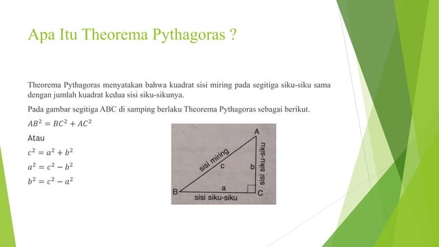 Teorema phytagoras | PPTX