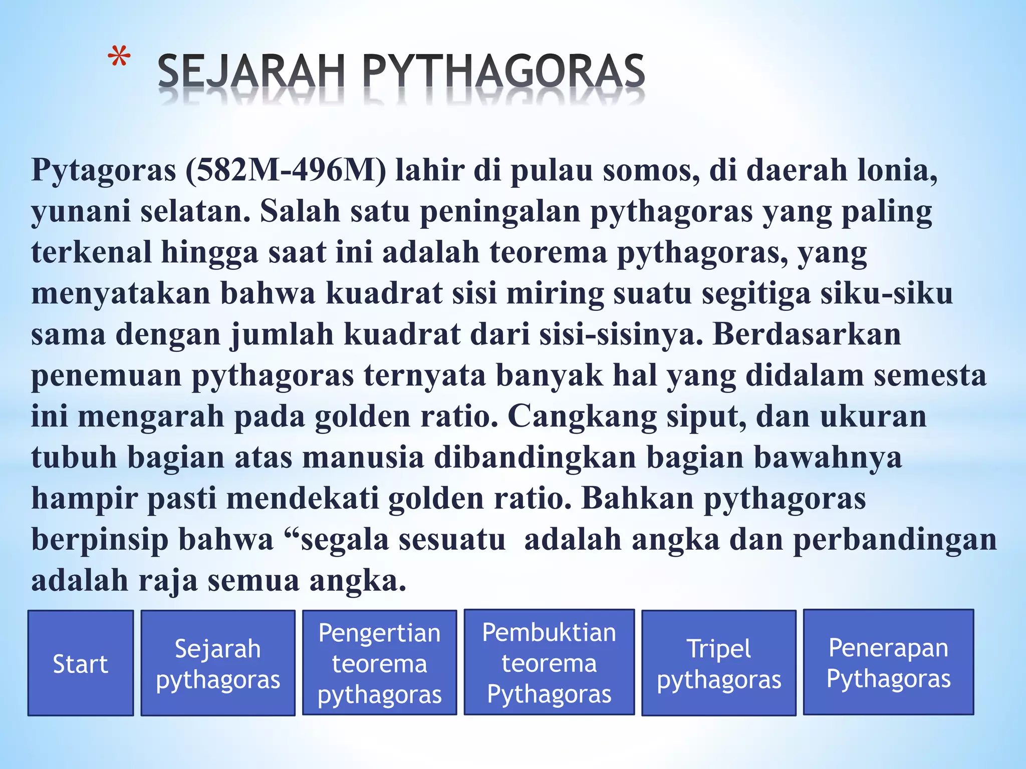 Teorema pythagoras | PPTX