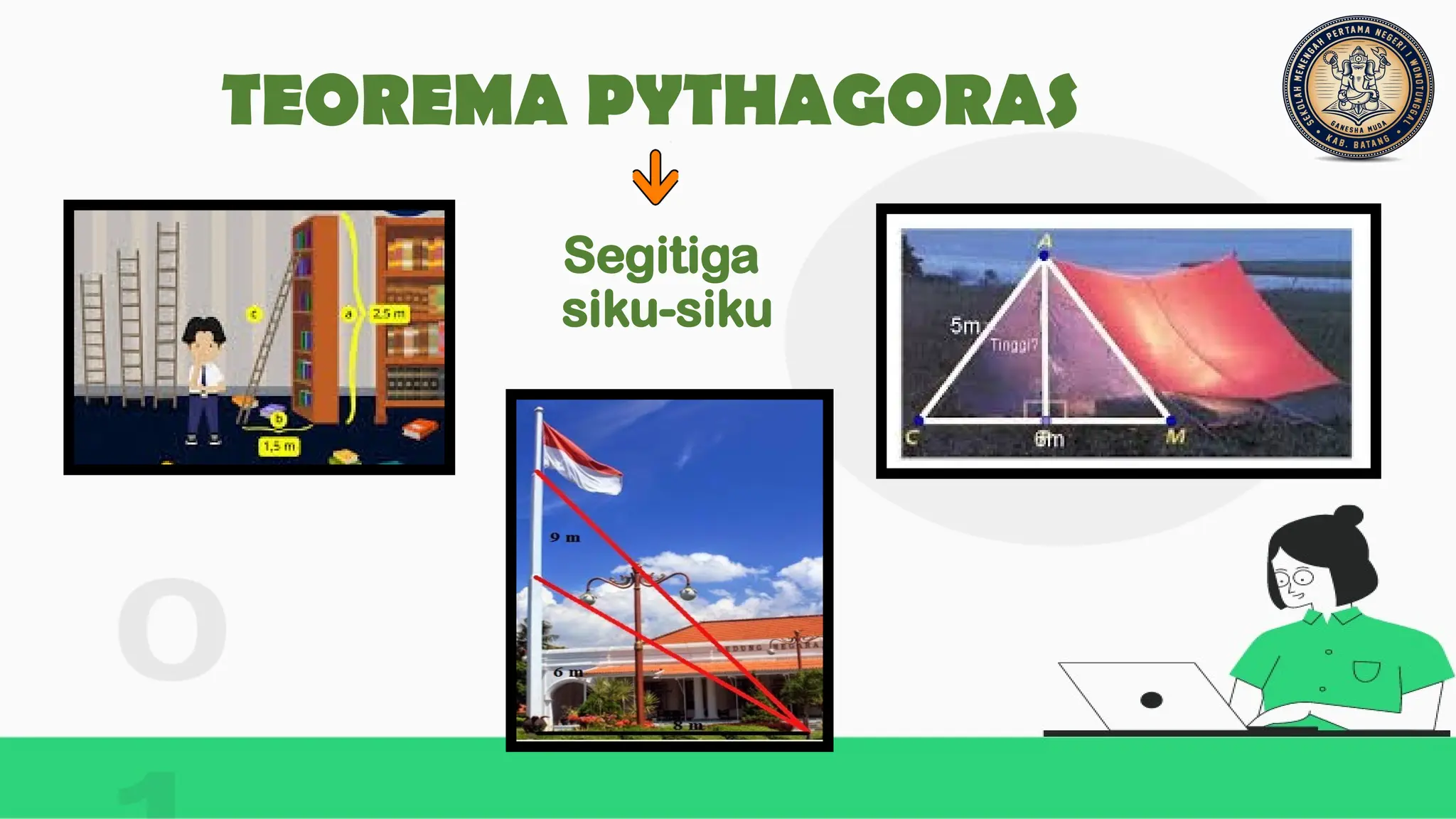 Teorema Pythagoras Part 1 Kelas 8 Semester 1 | PPTX