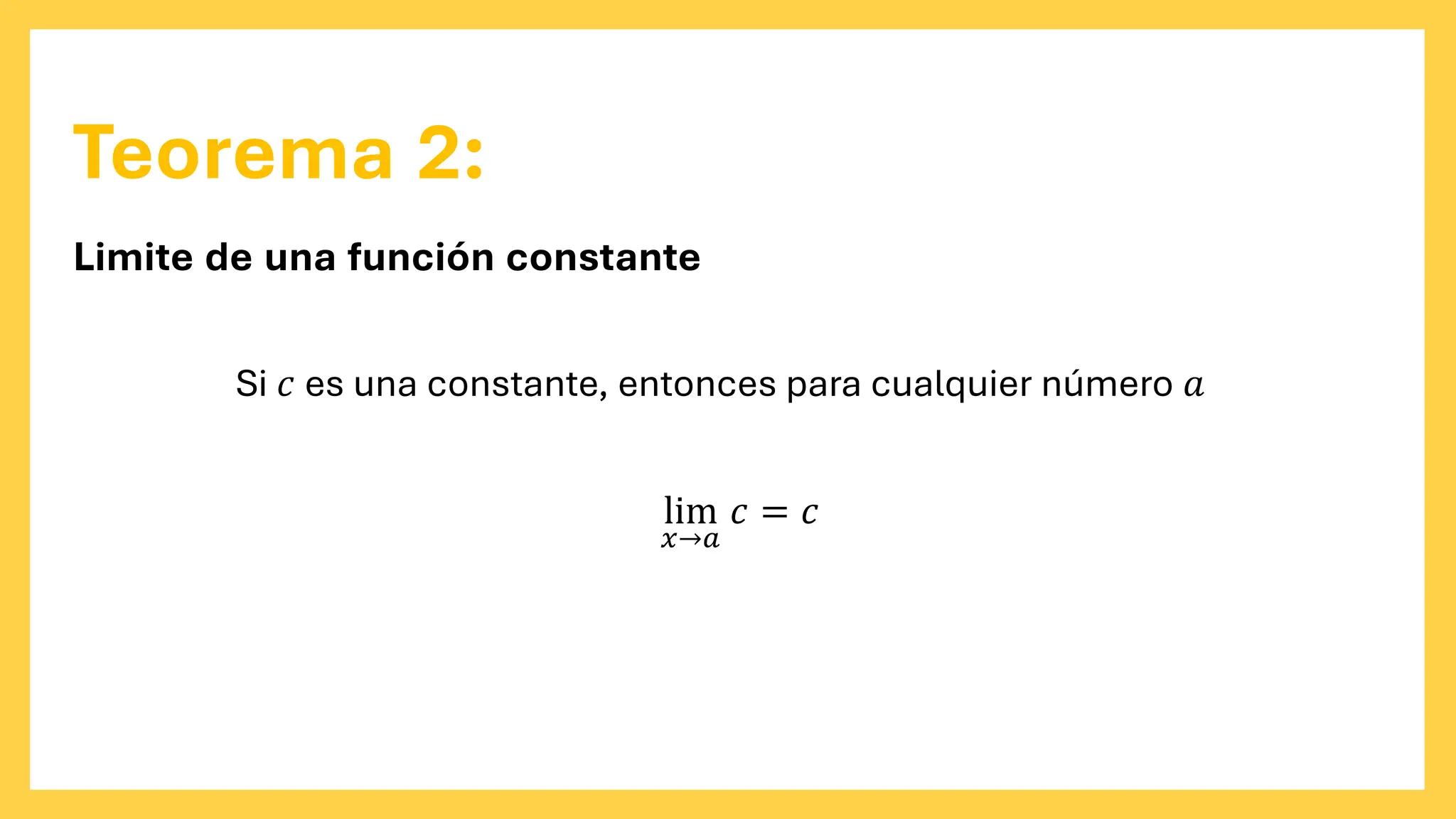 TEOREMAS DE LIMITES, todos los teoremas de lim | PPT