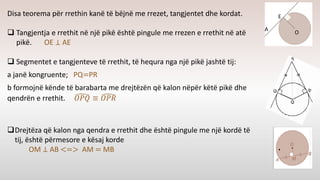 Teoremat e rrethit | PDF