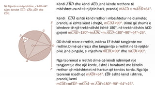 Teoremat e rrethit | PDF