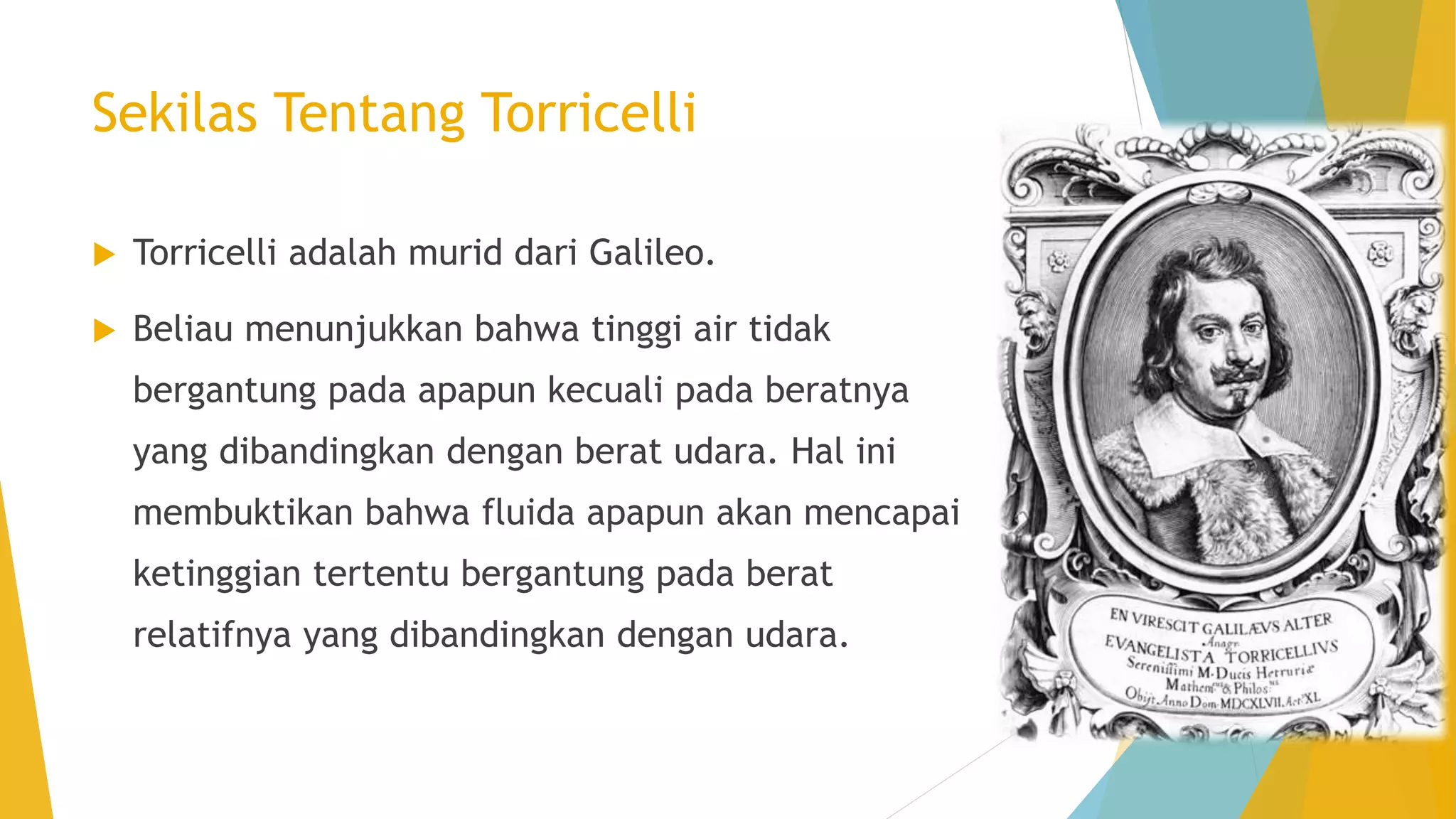 Teorema torricelli | PPTX