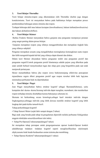 Teori | DOCX