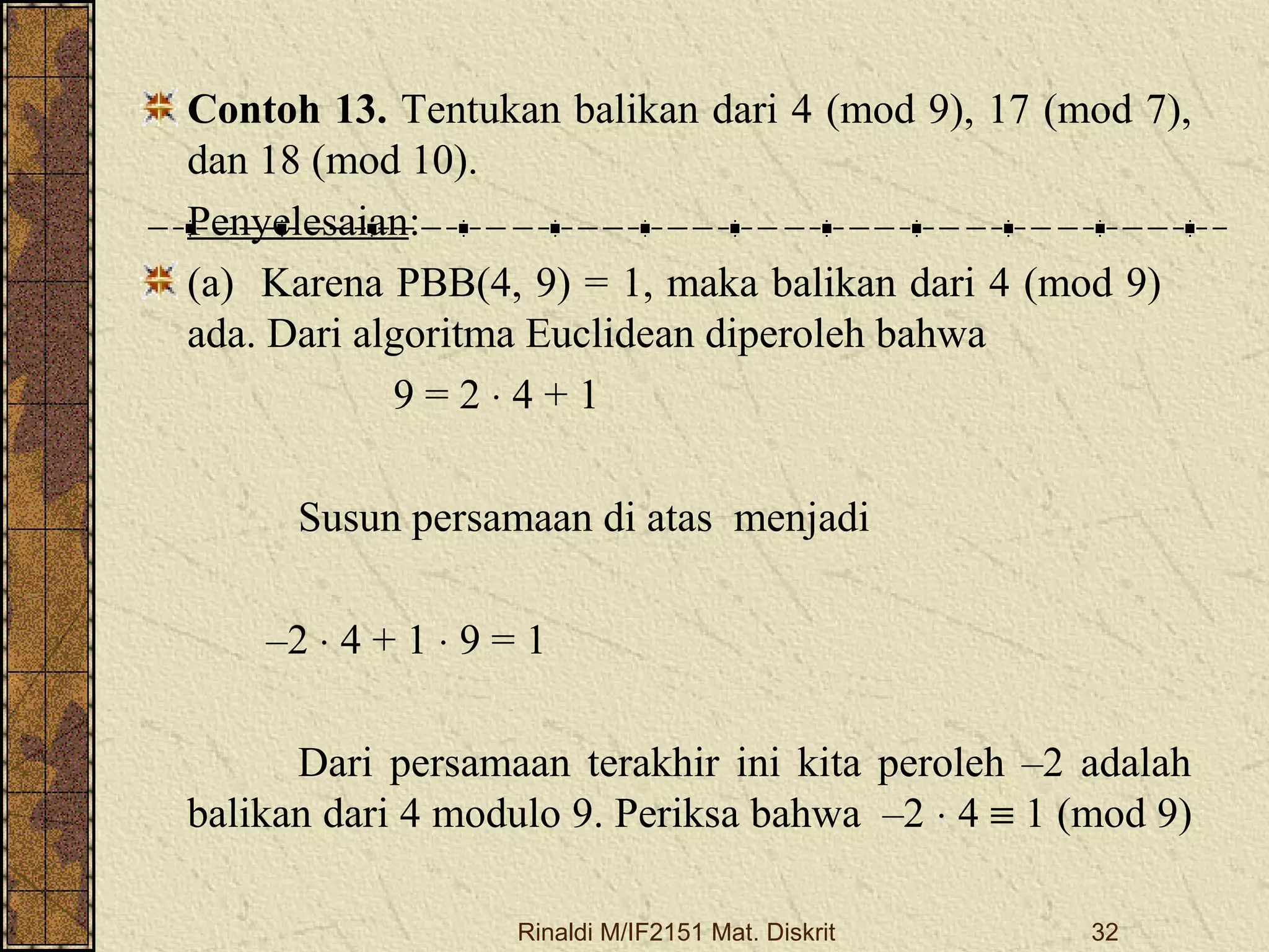 Teori bilangan | PPT