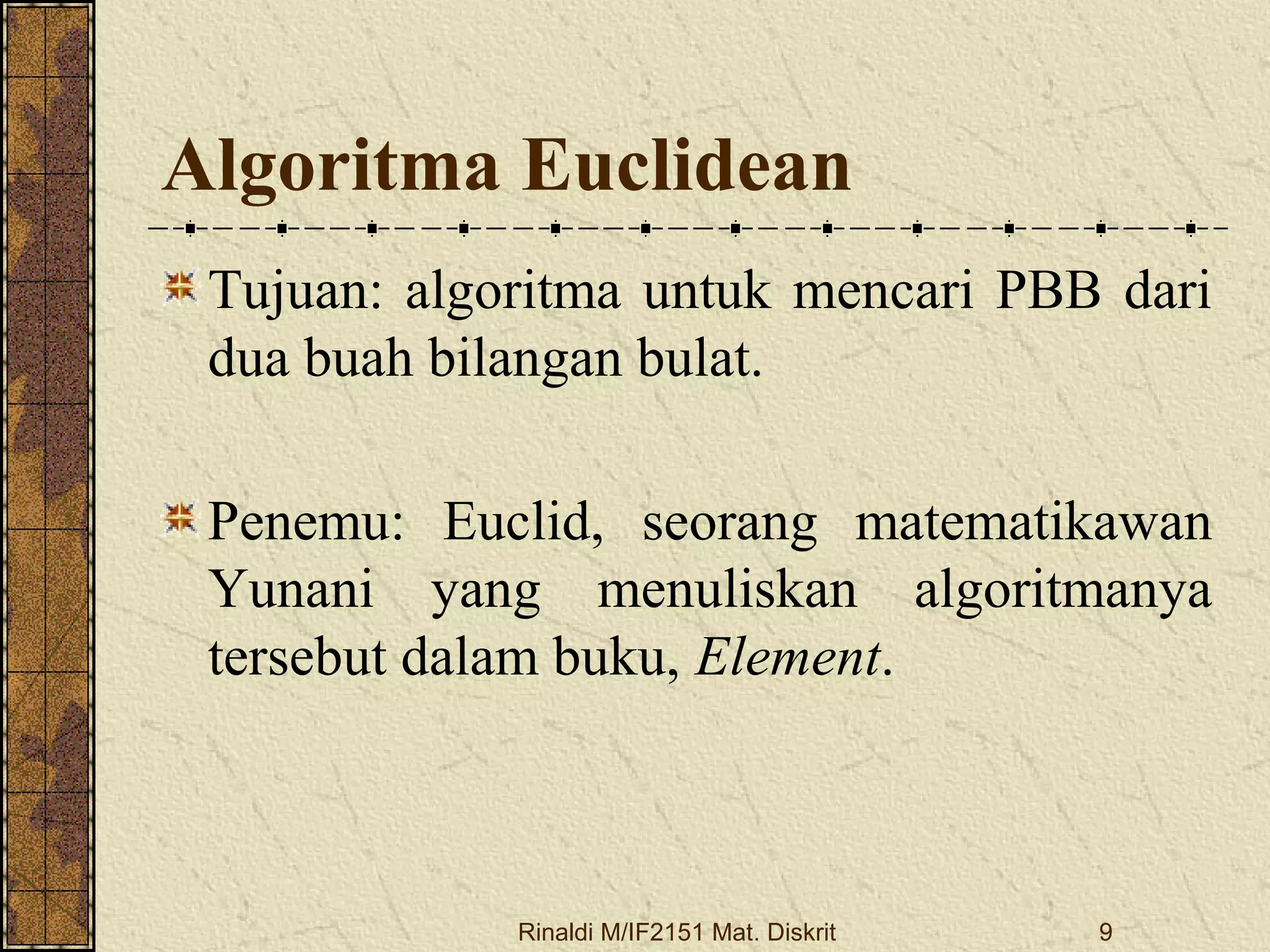 Teori bilangan | PPT