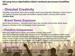 Teori periklanan | PPSX