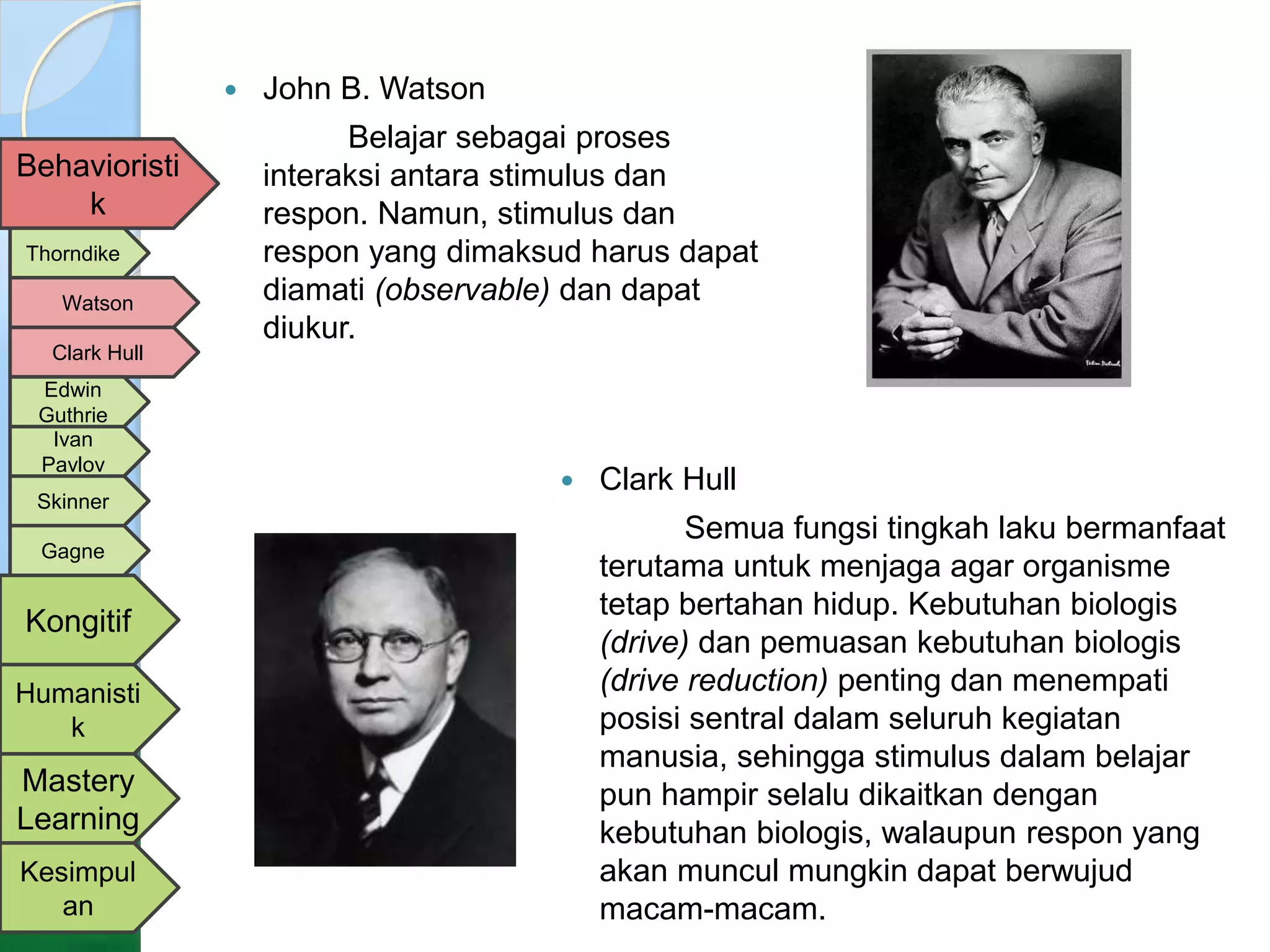 Teori-teori Belajar | PPTX