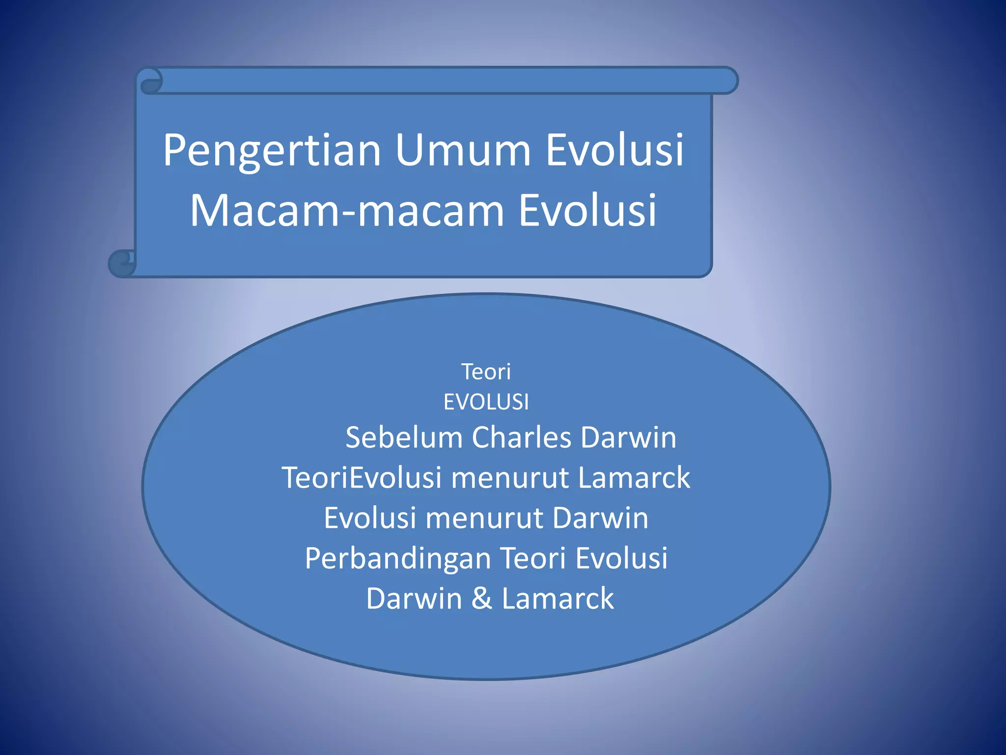 Teori Evolusi | PPTX