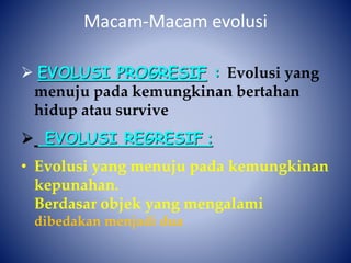 Teori Evolusi | PPTX
