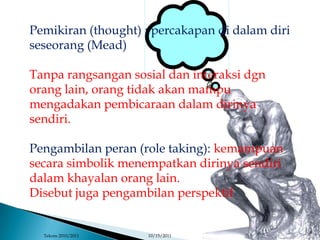 Teori Komunikasi "Interaksi Simbolik" | PPTX