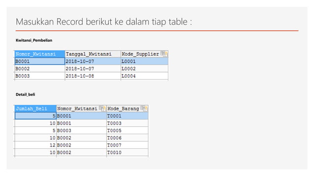 Teori 2 - Soal SELECT | PPT