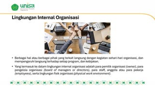 Teori 2_Lingkungan Budaya Organisasi dan Mengelola Dalam Lingkungan ...