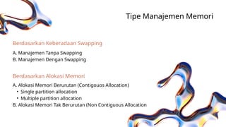 Teori 5 Ruang Alamat Logika - Manajemen Memori | PPT