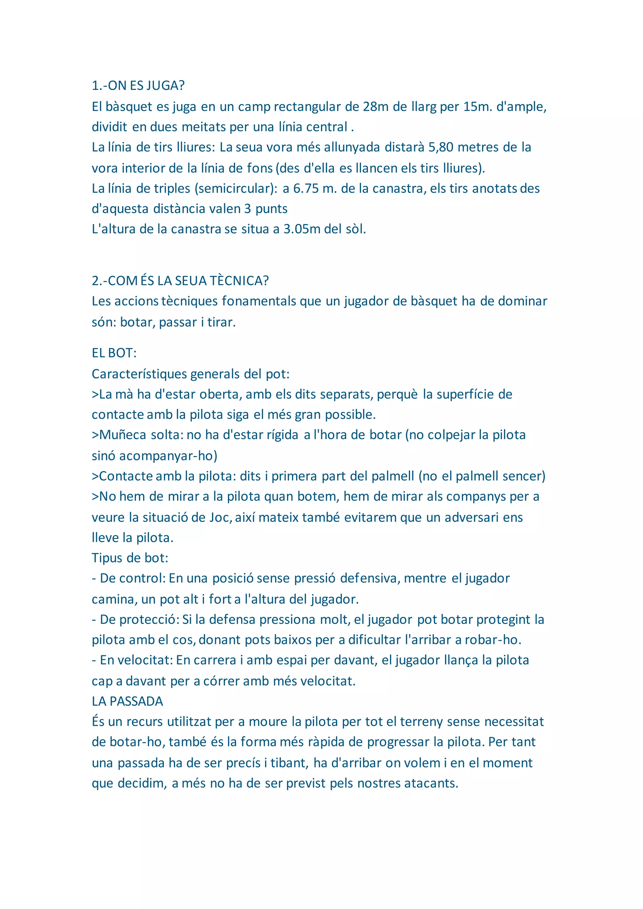Teoria basket | DOCX