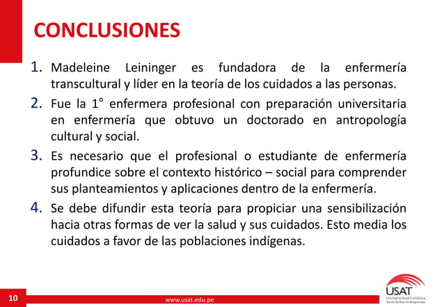 Teoría de Madeleine Leininger | PDF