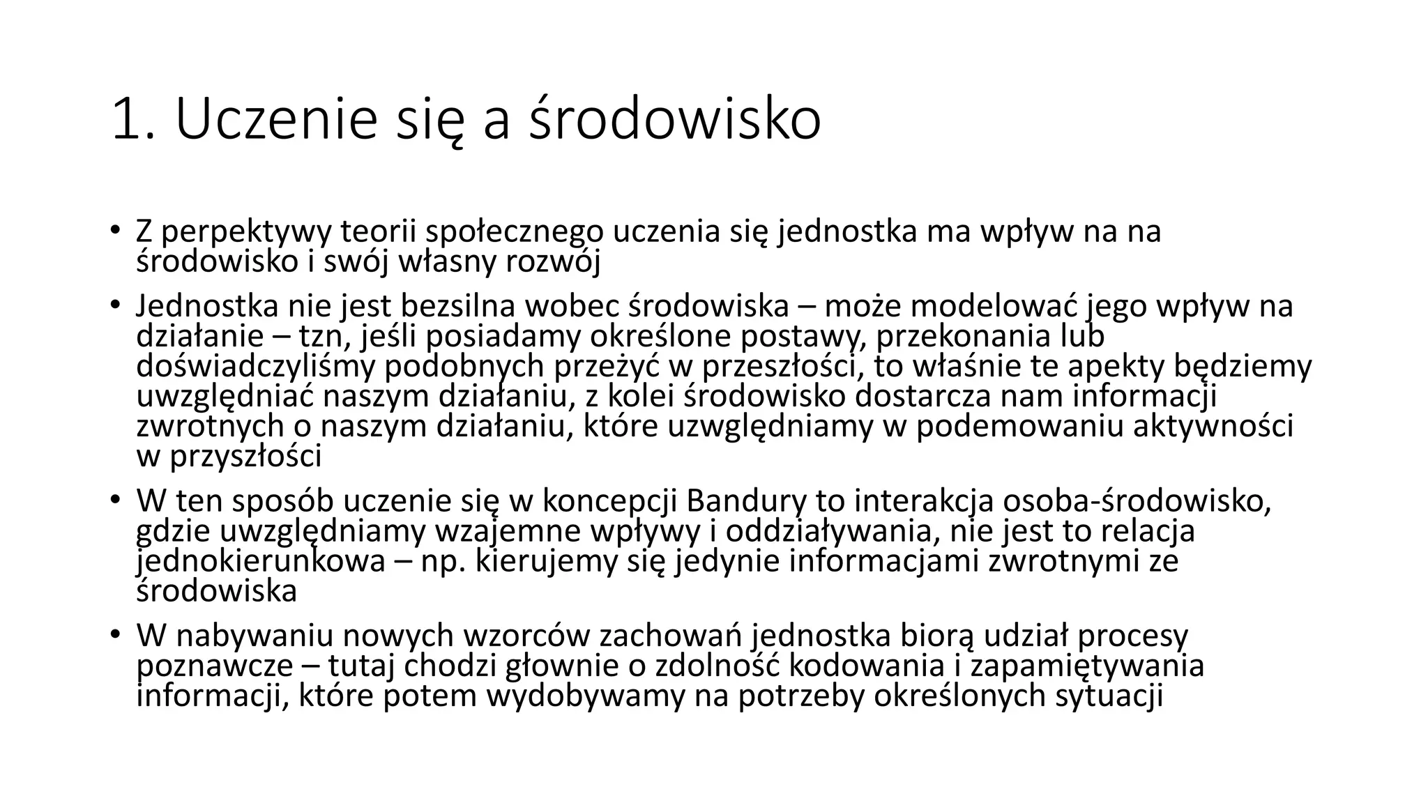 Teoria społecznego-uczenia-się | PPTX