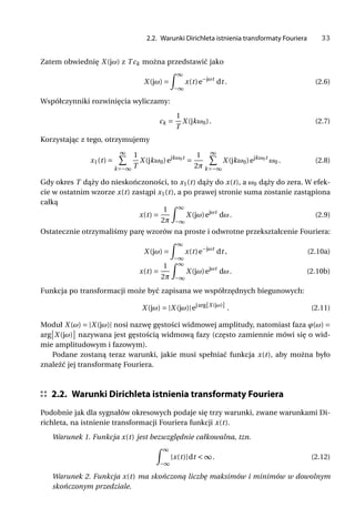 Teoria sygnałów. Wstęp. Wydanie II | PDF