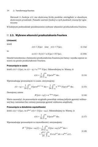 Teoria sygnałów. Wstęp. Wydanie II | PDF