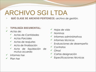 Teoria archivistica | PPS