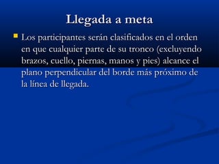 Teoria atletismo (carrera y salidas) | PPT