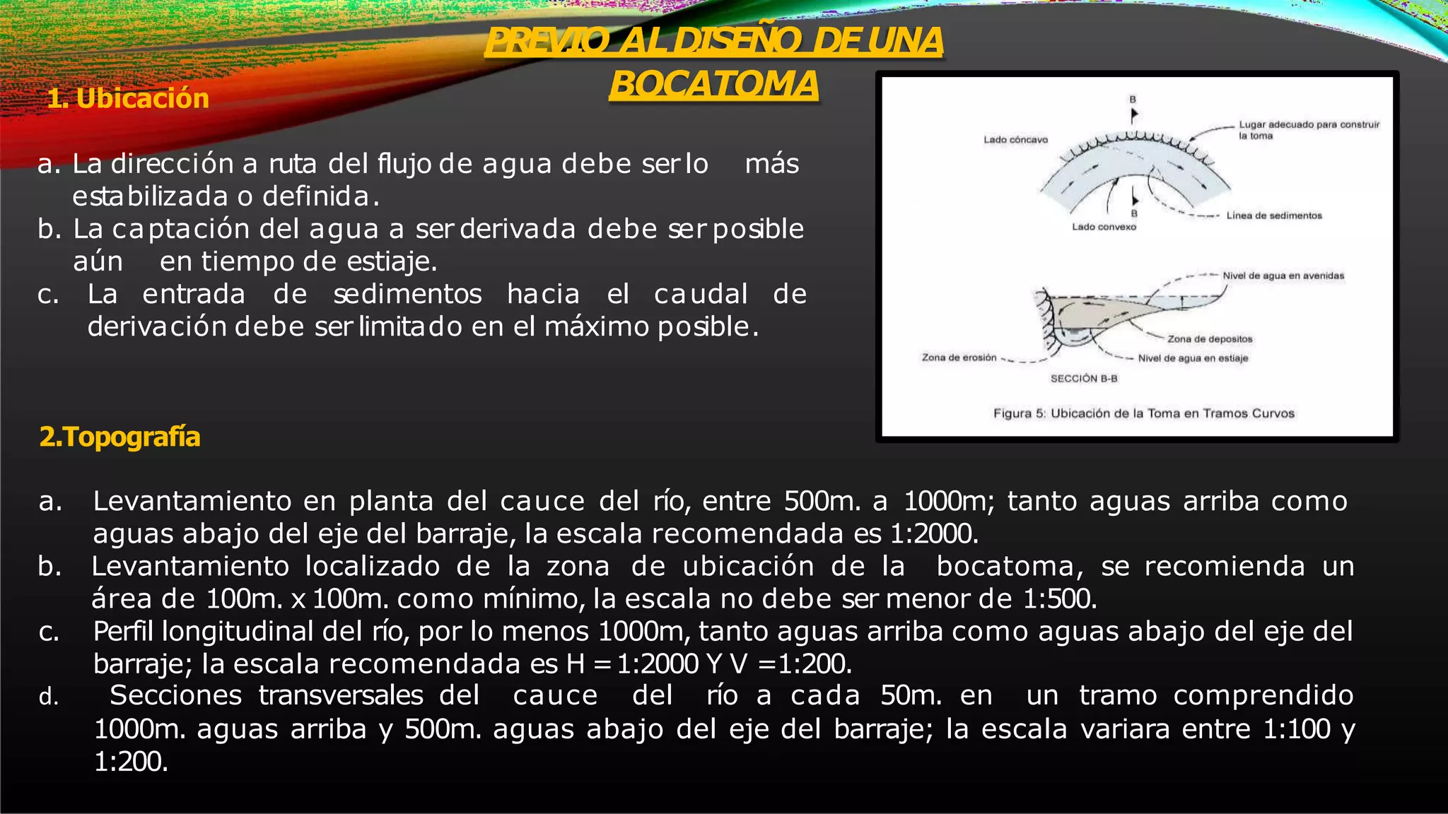 Teoria bocatoma | PPTX